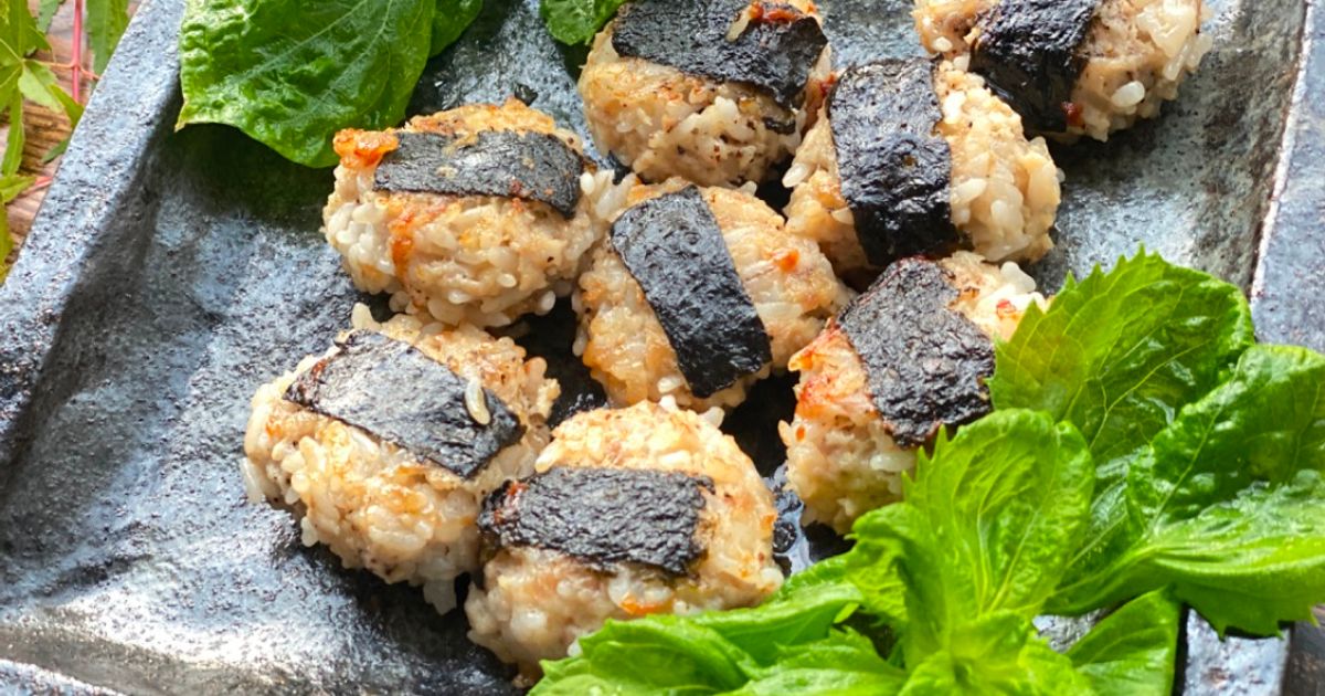 Japanese Onigiri Chicken Nuggets Recipe by Aunty Eiko's international ...
