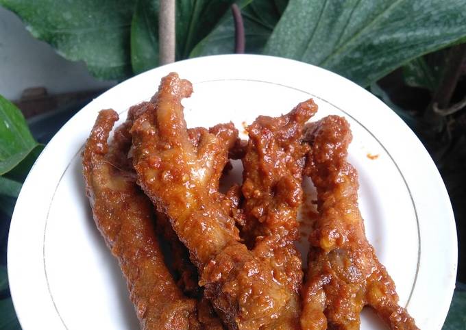 Resep Ceker Gula Merah oleh Tri Puyya - Cookpad