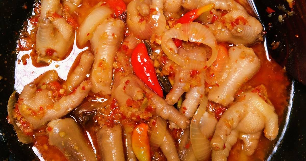 Resep Ceker mercon oleh Dian Dianty - Cookpad