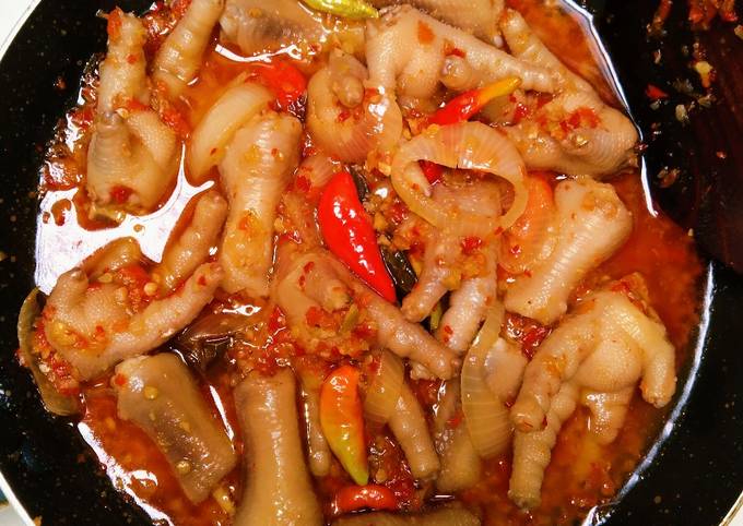 Resep Ceker mercon oleh Dian Dianty - Cookpad