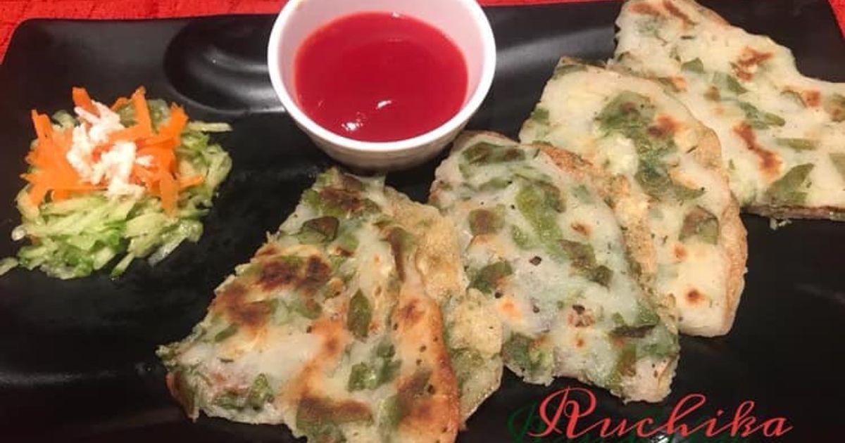Cucumber Spinach Pancakes Recipe By Ruchika