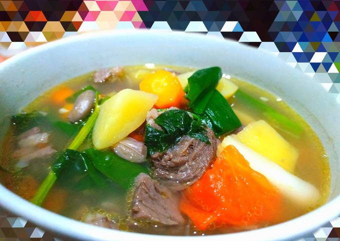 Resep Sop tetelan kepala sapi oleh Atyk septy - Cookpad