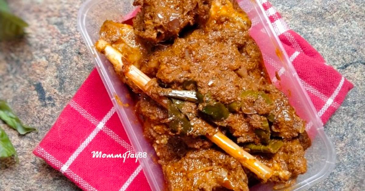 Resep Meal Prep Rendang Daging Sapi (Frozen Food) oleh Mita.W# ...