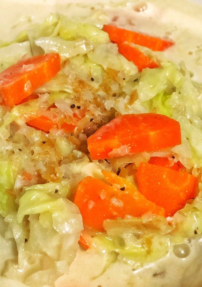 Resipi Kobis Masak Lemak Putih oleh Eka Zulaykha - Cookpad