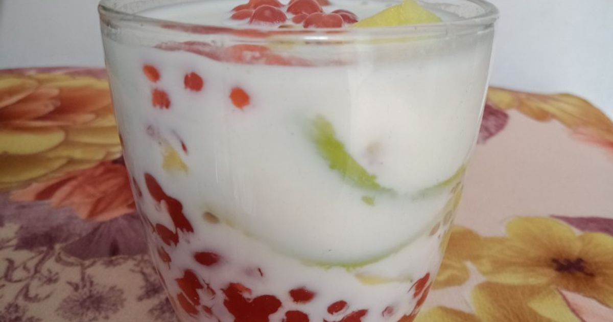Resep Es Sagu Mutiara & Alpukat oleh Eunike Kartini - Cookpad