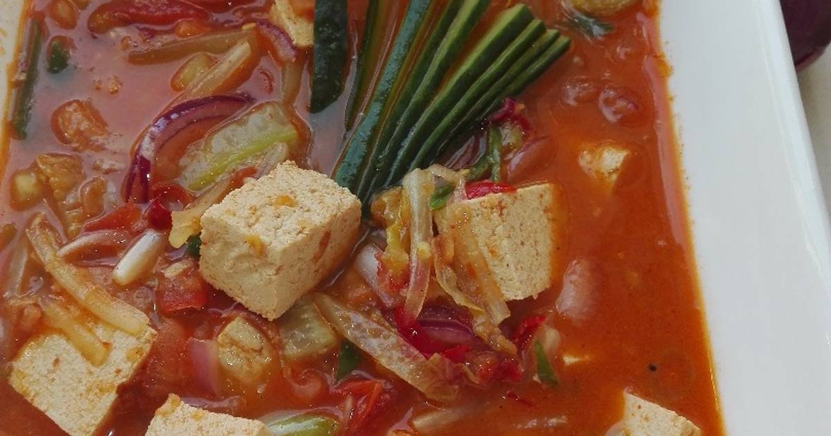 Resep Sundubu jjigae / soup tahu pedas 순두부 찌개 oleh Maria Yunira - Cookpad