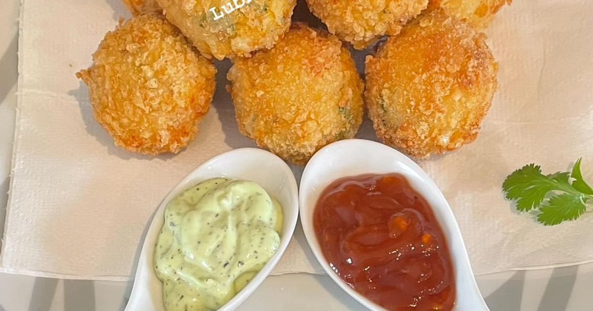 Cheesy Rice Balls Using Leftover Rice: Recipe by Lubna’s Kitchen - Cookpad