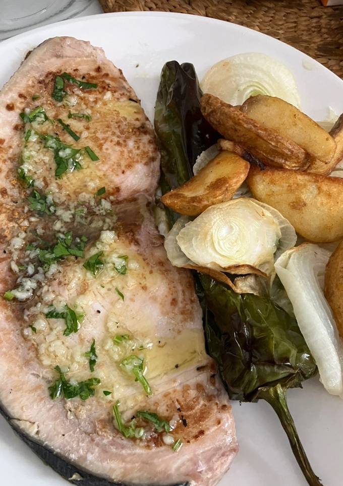 Pez espada a la plancha con “picaeta”, en 15’ Receta de @tesa.cuina ...