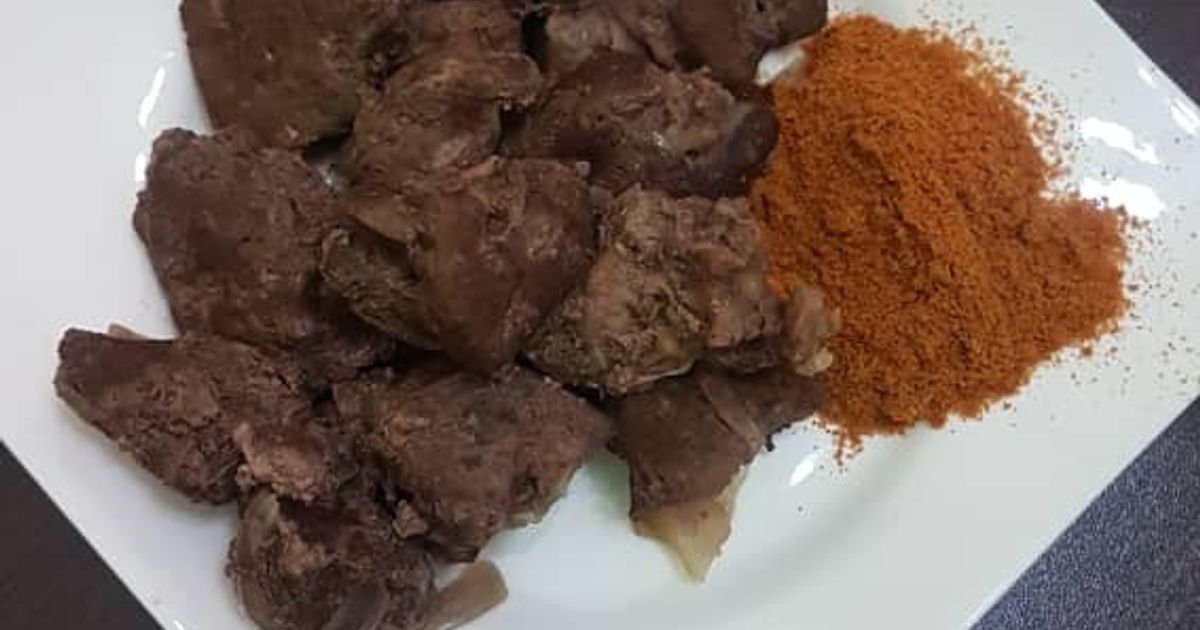 Seasoned Cow Liver And Yaji Recipe by Miss Sally - Cookpad
