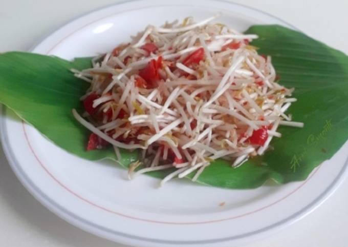 Resep 169. Pecak Tauge / Sambal Tauge oleh Arni Susanti - Cookpad