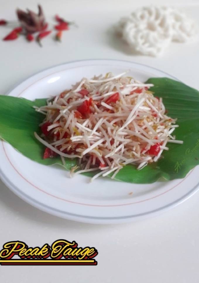 Resep 169. Pecak Tauge / Sambal Tauge oleh Arni Susanti - Cookpad