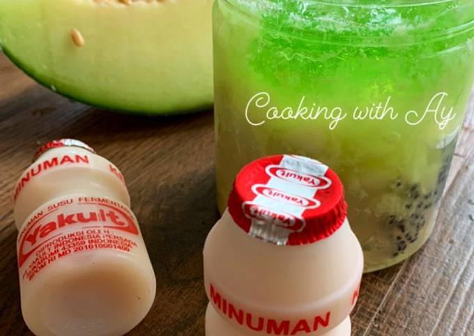 Resep Es Melon yakult oleh Cooking with Ay - Cookpad