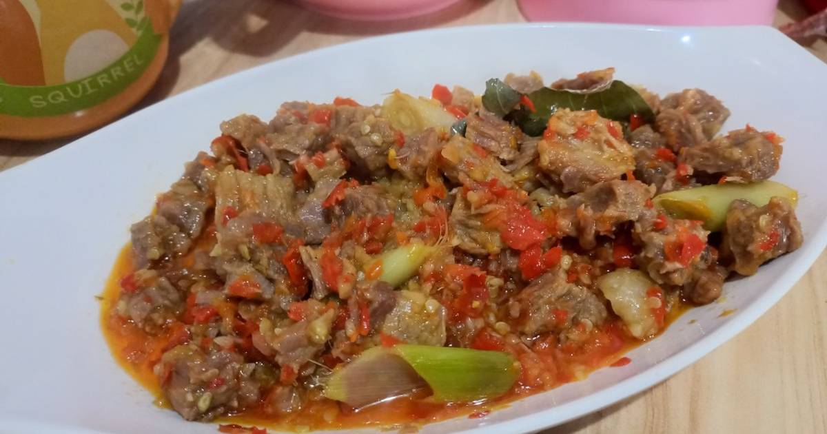 Resep Daging Sapi Balado oleh Aissgreyz - Cookpad