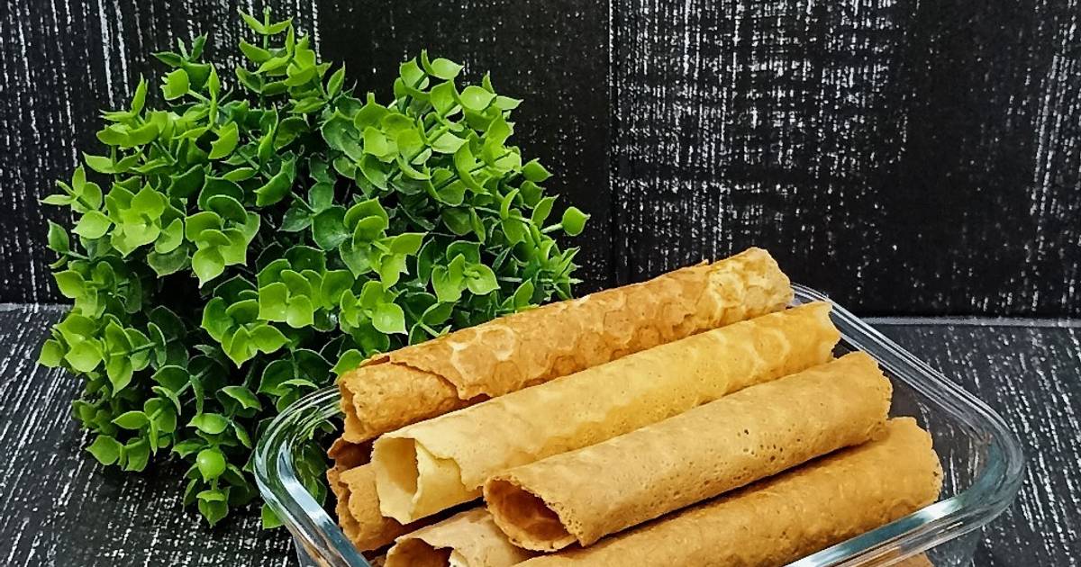 Resep Kue Semprong Ekonomis oleh rachelesthers - Cookpad