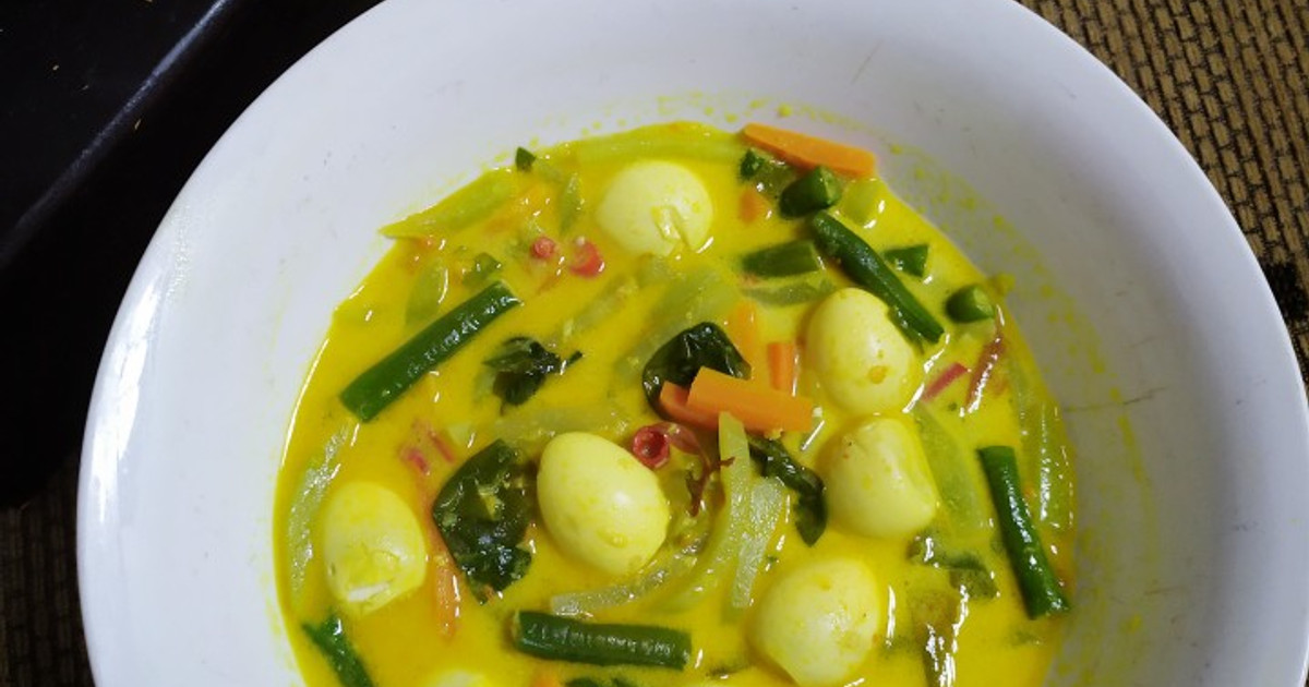 Resep Sayur Kuning Telur Puyuh oleh E.Y.Ika.M - Cookpad