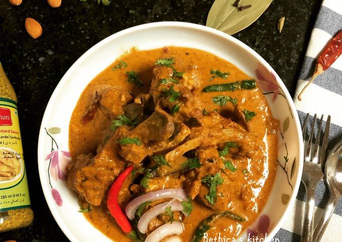 Shahi Mutton Kasundi Recipe by Bethica Das - Cookpad