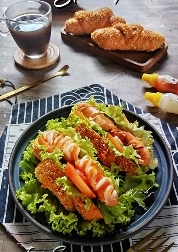 Resep Shio pan Isi Sosis (Roti Mentega Lembut Dari Jepang) oleh Wids ...