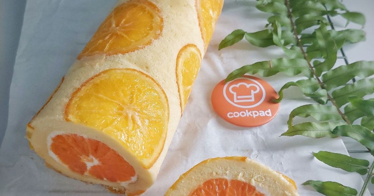 Resep Orange Roll Cake (All In One Method) oleh Laily Agustien ...