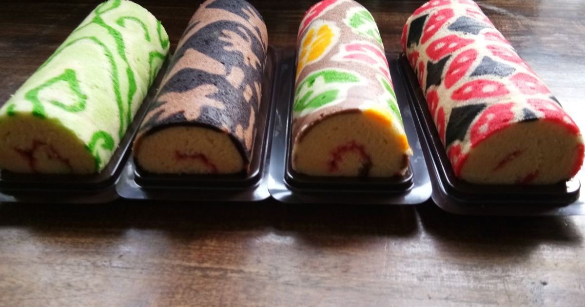Resep bolu gulung mini selai stroberi rumahan enak dan mudah - Cookpad