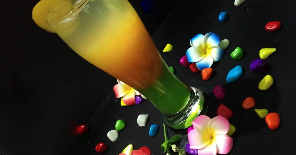 Layered Mocktail Recipe by Er. Amrita Shrivastava - Cookpad