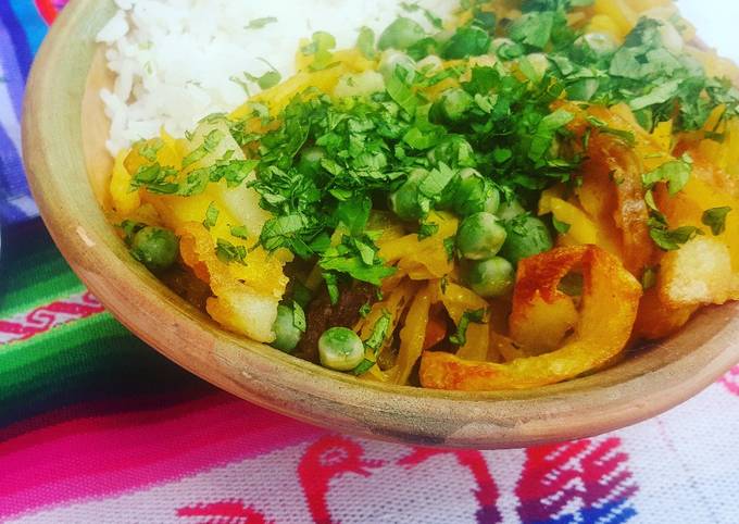 Saltado de carne Receta de Abuelita Luciana- Cookpad