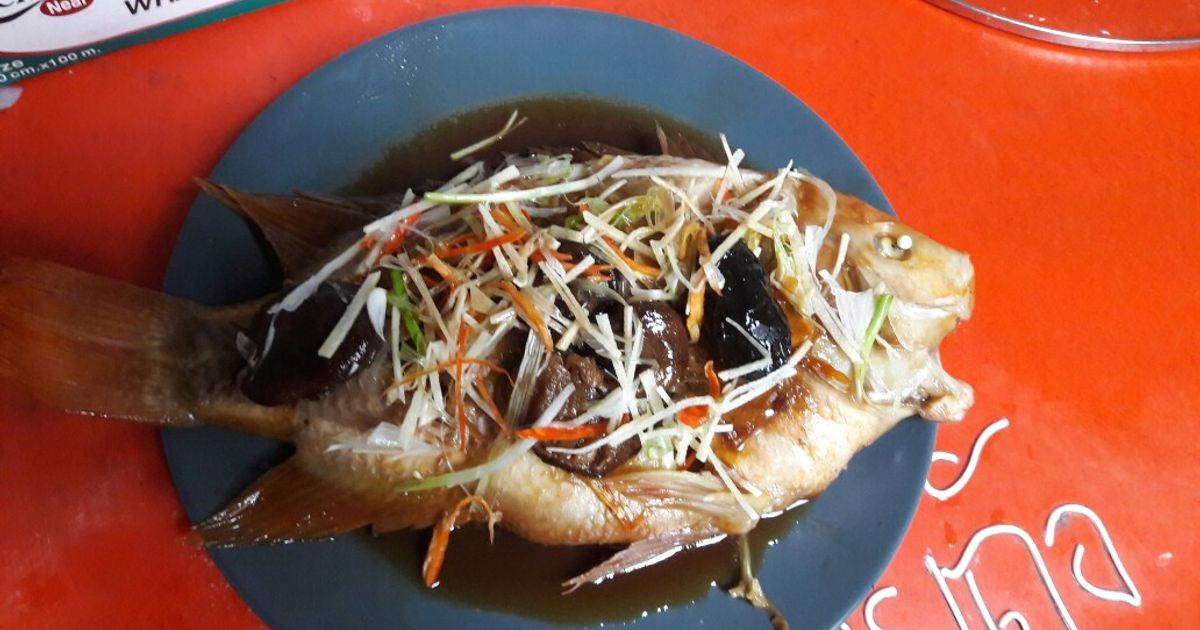 สูตร ปลาทับทิมนึ่งซีอิ๊วญี่ปุ่น โดย Osaka Choosak Phoumsavanh - Cookpad