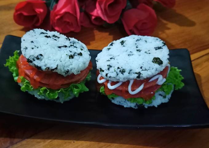 Resep 43. Burger Nasi oleh Erni Puspaningrum - Cookpad