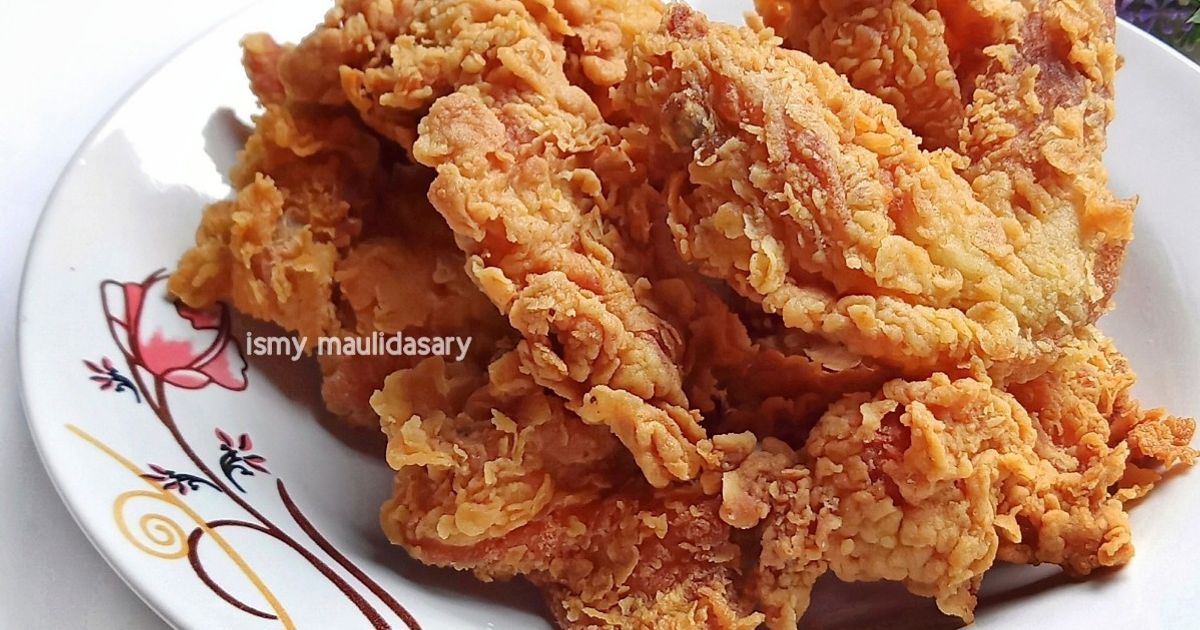 Resep ayam goreng crispy racik rumahan enak dan mudah - Cookpad