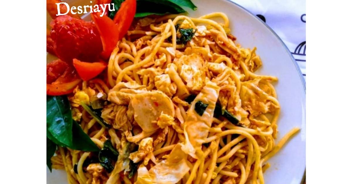 7 resep spaghetti goreng instan enak dan mudah - Cookpad