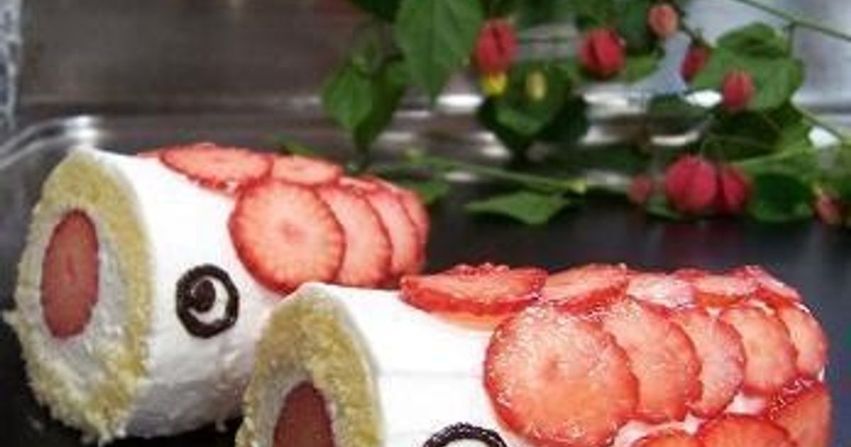 For Children's Day! A Koinobori Cake That Kids Will Love Recipe By ...