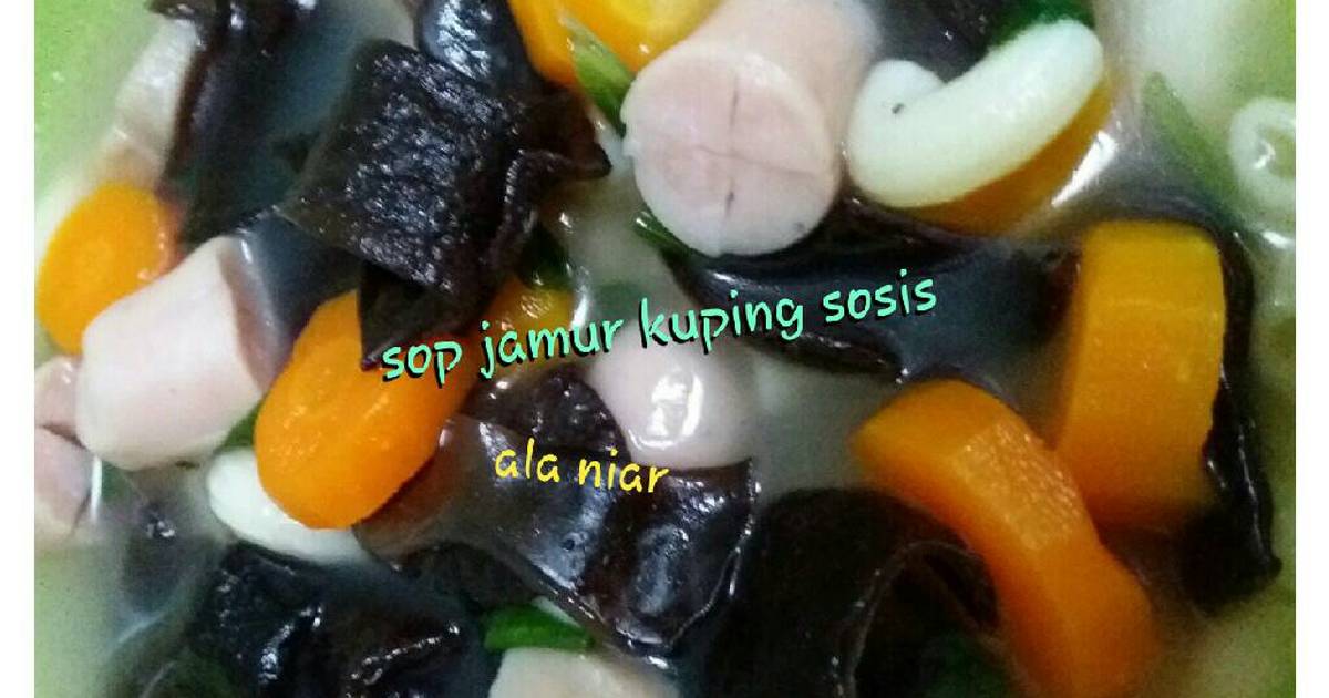 353 resep sop sosis jamur kuping enak dan mudah - Cookpad