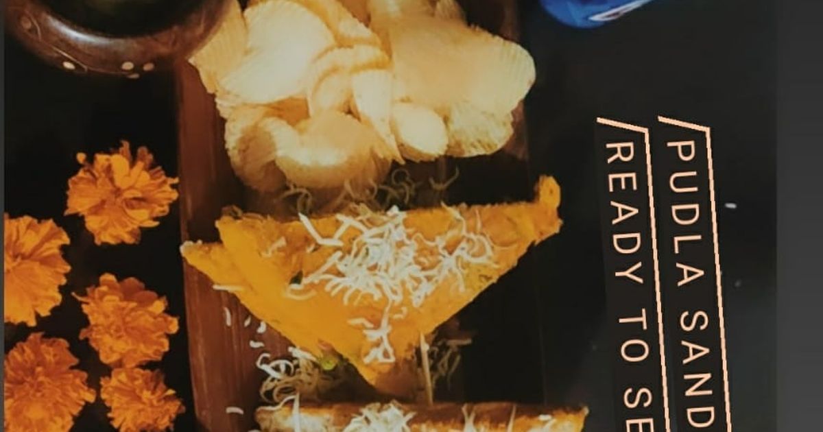 Cheese Sandwich Pudla Recipe by Nimisha Lakhani - Cookpad