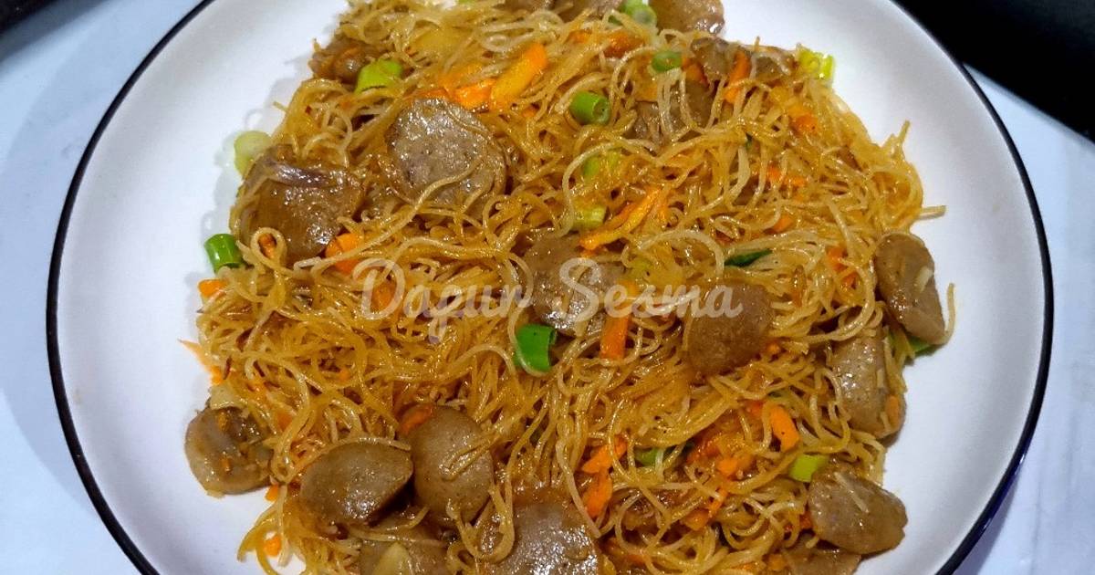 Resep Bihun Goreng bakso oleh Dapur Sesma - Cookpad