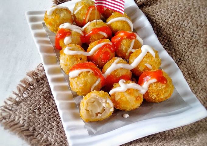 Resep Cilok Goreng Crispy isi Keju oleh Mama Salman - Cookpad