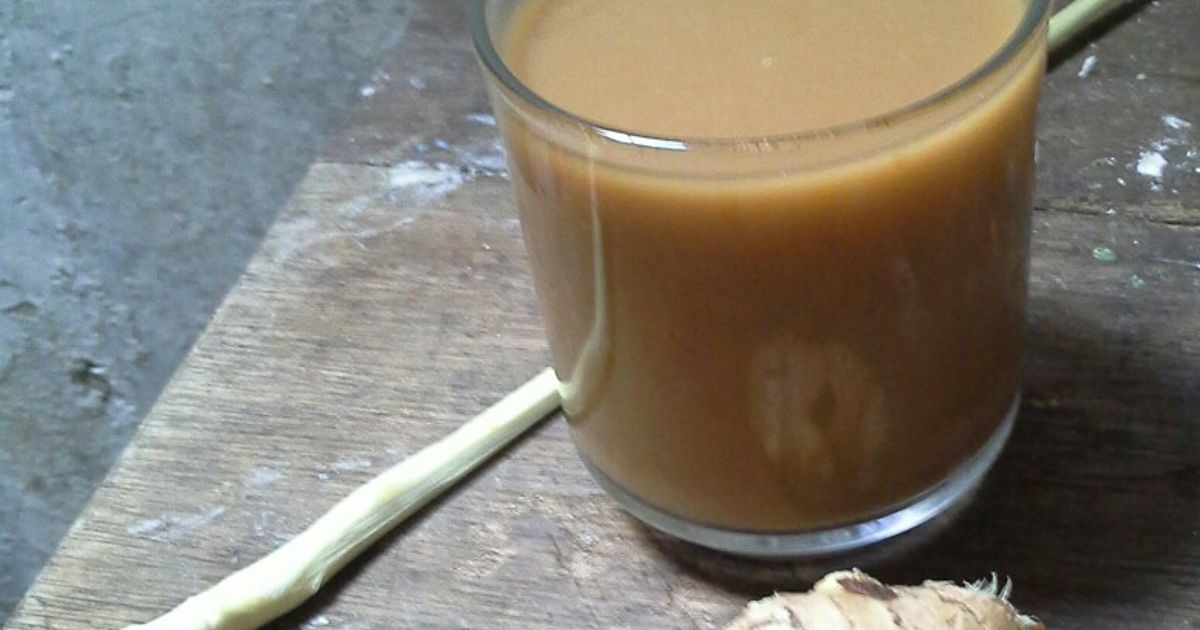 Resep wedang jahe susu pandan rumahan enak dan mudah - Cookpad