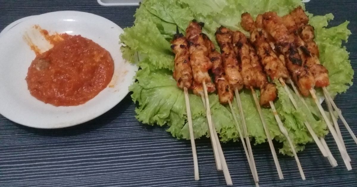 Resep Sate Ayam Bumbu Rujak oleh TOMY JENIUS - Cookpad