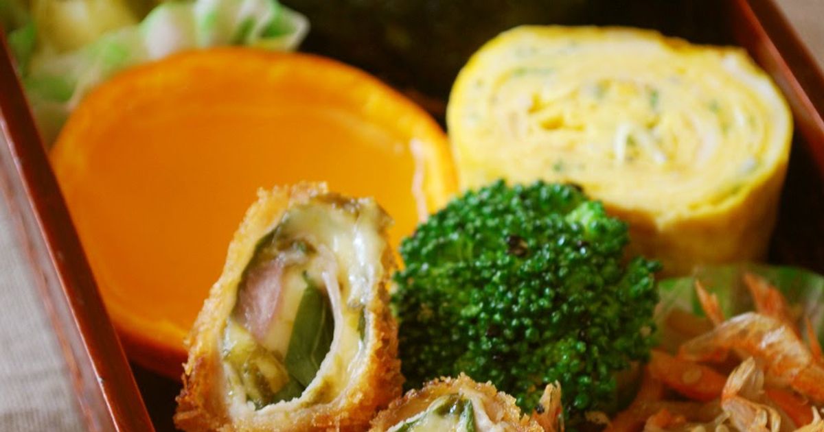 Mt Fuji Bento Pork With Wasabi Deep Fried Wraps Recipe By Cookpad.Japan
