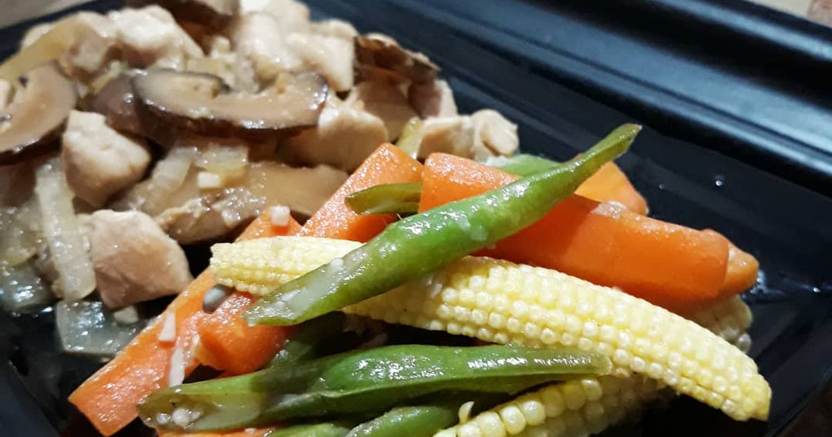 Resep tumis sayur 3 warna wortel buncis dan baby corn rumahan enak dan ...