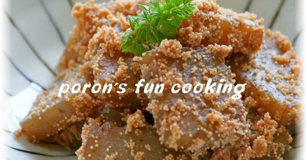 Sweet And Salty Konnyaku And Tarako Butter Stir Fry Recipe By Cookpad.Japan