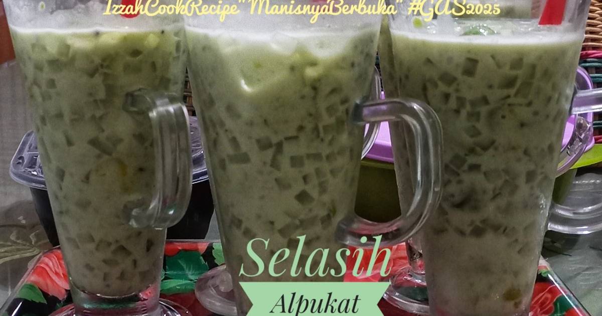 Resep 🥑Selasih Alpukat Krim🥑 oleh Faizah Fahmi - Cookpad