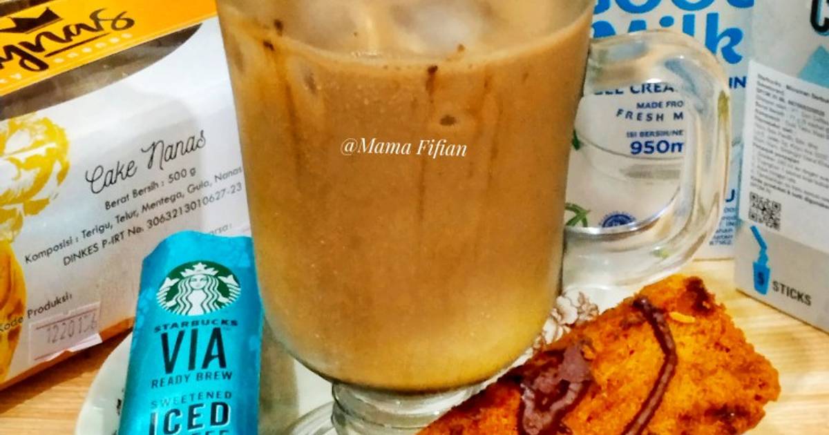 Resep Iced Coffee (Starbuck Rumah) oleh Lanjarsih/Mama Fifian ...