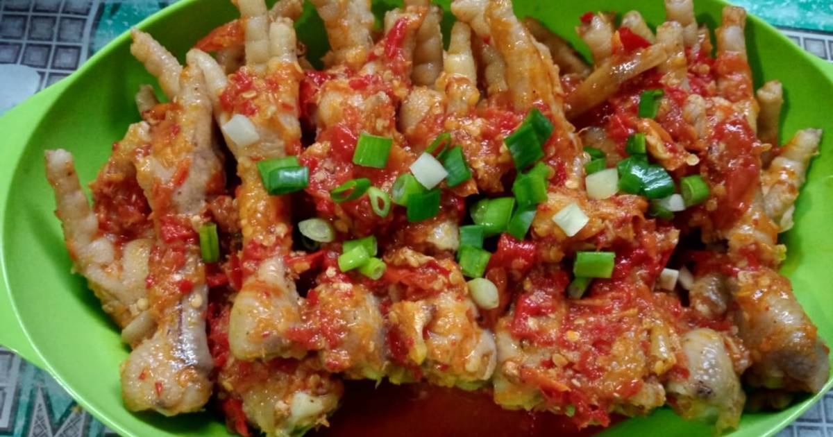 Resep Ceker mercon super pedaasss😍😍 oleh faricha cha - Cookpad