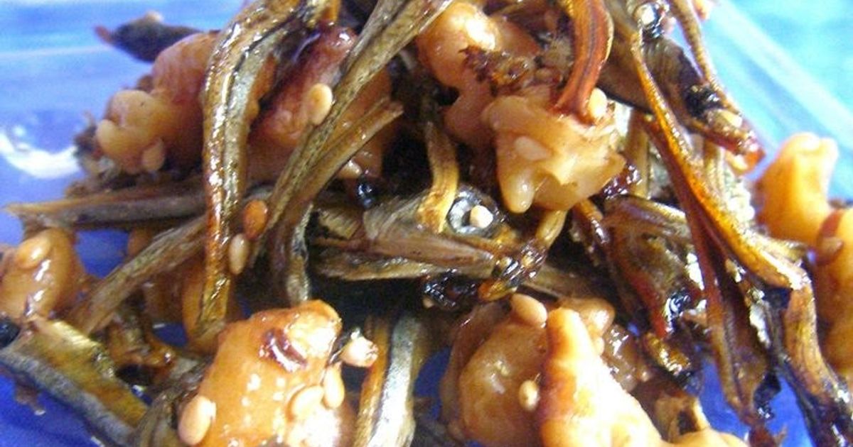 Candied Dried Young Anchovies With Lots Of Walnuts Recipe by cookpad.japan
