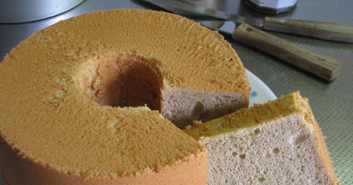 Marron Chiffon Cake With Creme De Marron Recipe by cookpad.japan