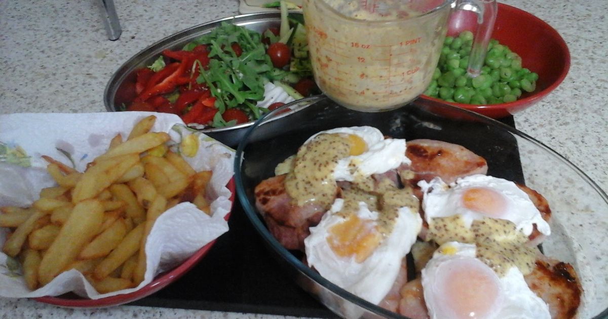 My Poached Egg And Seared Gammon With Homemade Hollandaise Sauce 😉😀 ...