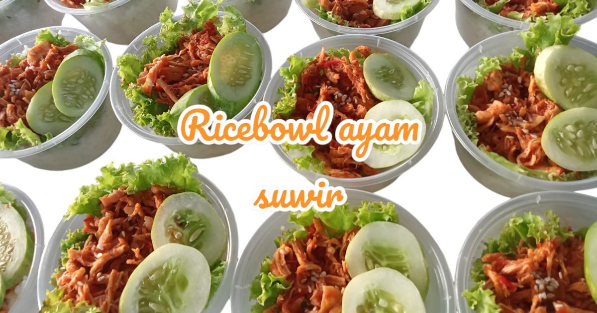 22 resep rice bowl ayam suwir sederhana enak dan mudah - Cookpad