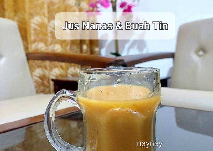 Resep Jus Nanas & Buah Tin oleh NayNay - Cookpad