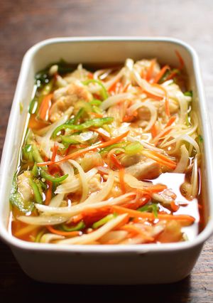 [Basic] Golden Ratio Sauce For Nanbanzuke Recipe By 白いエプロンのクマ