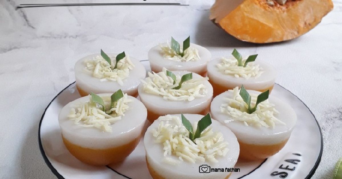 Resep Talam Labu Kuning Keju oleh Mama fathan - Cookpad