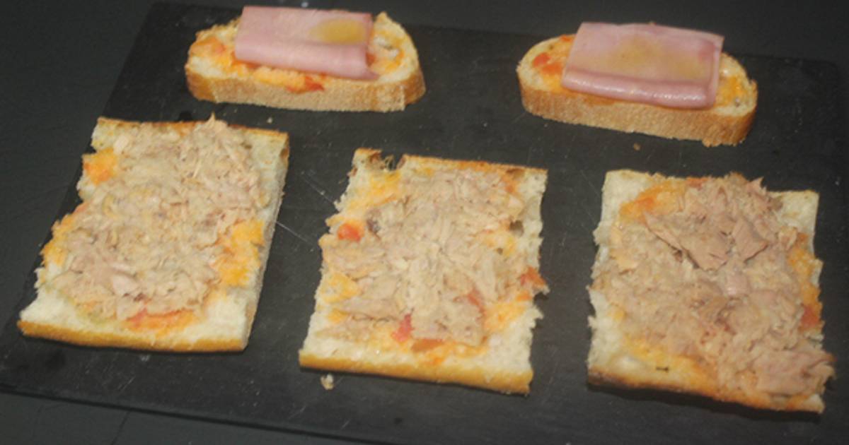Cenando atún y jamón dulce Receta de jorbasmar- Cookpad